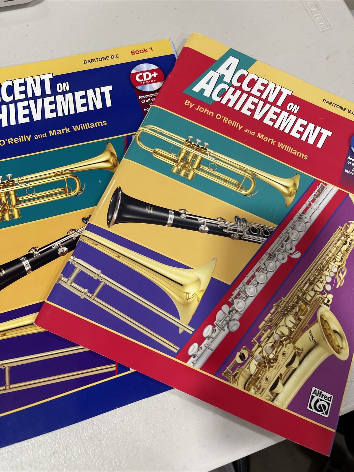 Accent on Achievement: Baritone B. C. Book 1 & 2 + CD’s - UNUSED ...