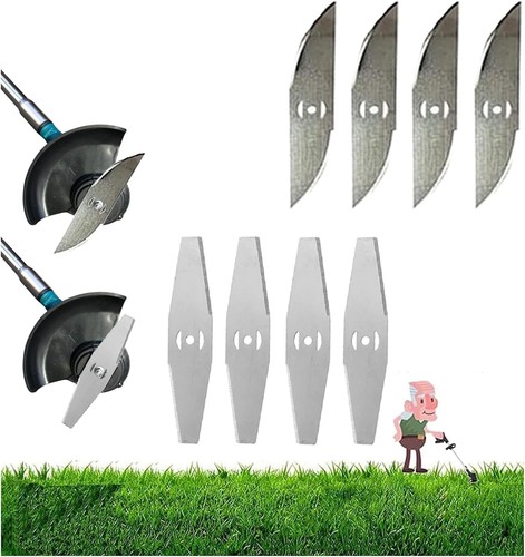 8 PCS Metal Blade Strimmer Blade Brush Cutter Metal Blade, Strimmer ...