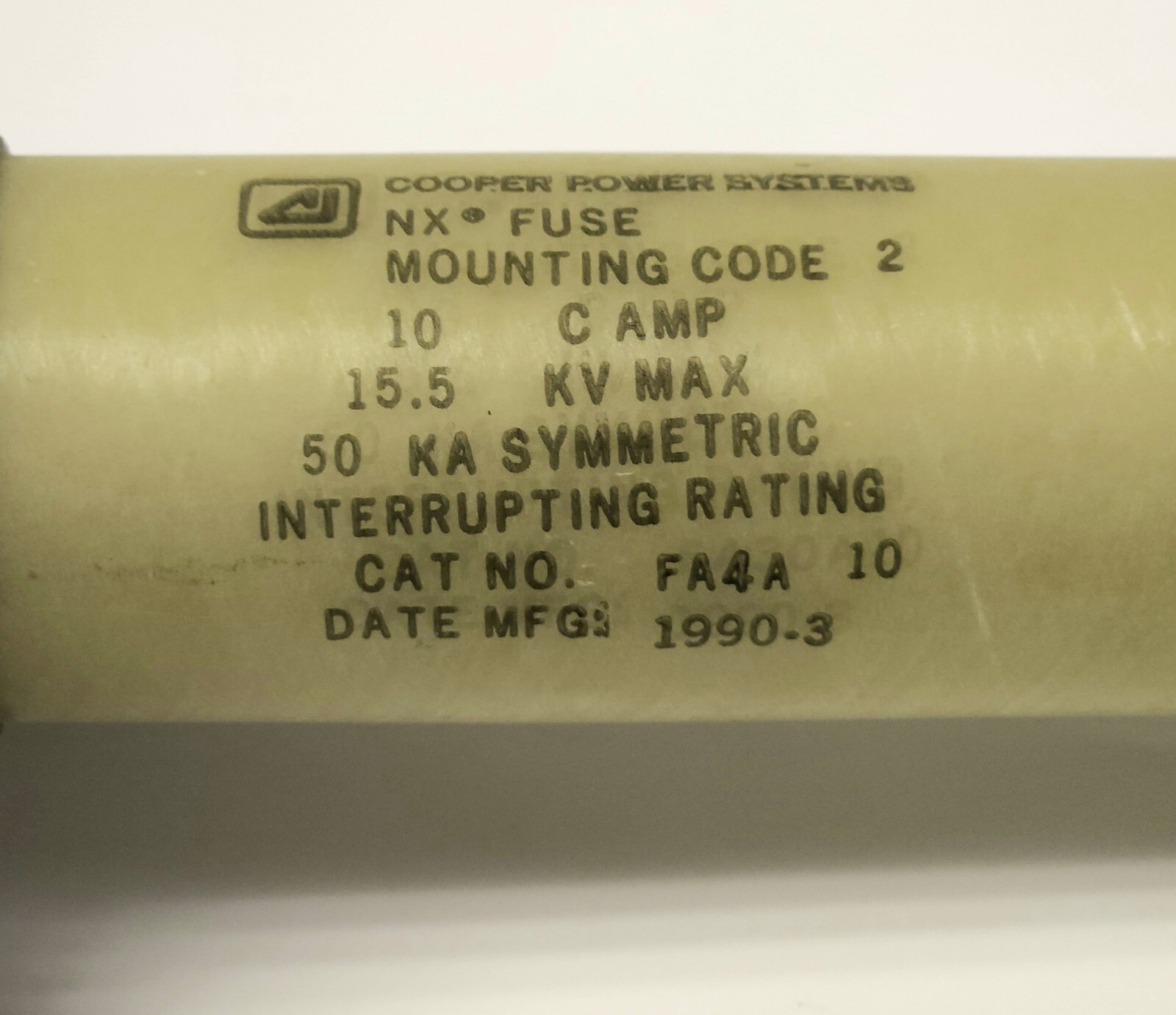 COOPER POWER FA4A10 NX Arc Strangler Fuse 10 AMP 15.5 KV 50 KA | eBay