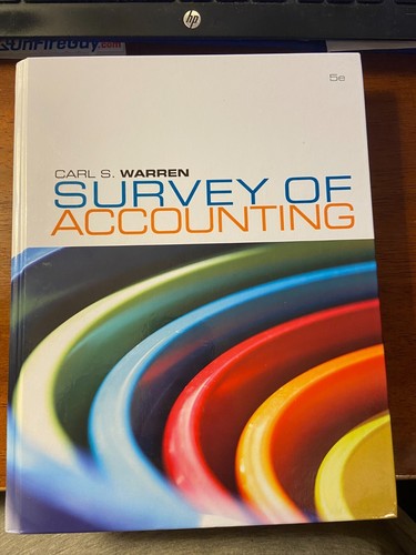 Survey of Accounting by Carl S. Warren 5th Edition Hardcover | eBay