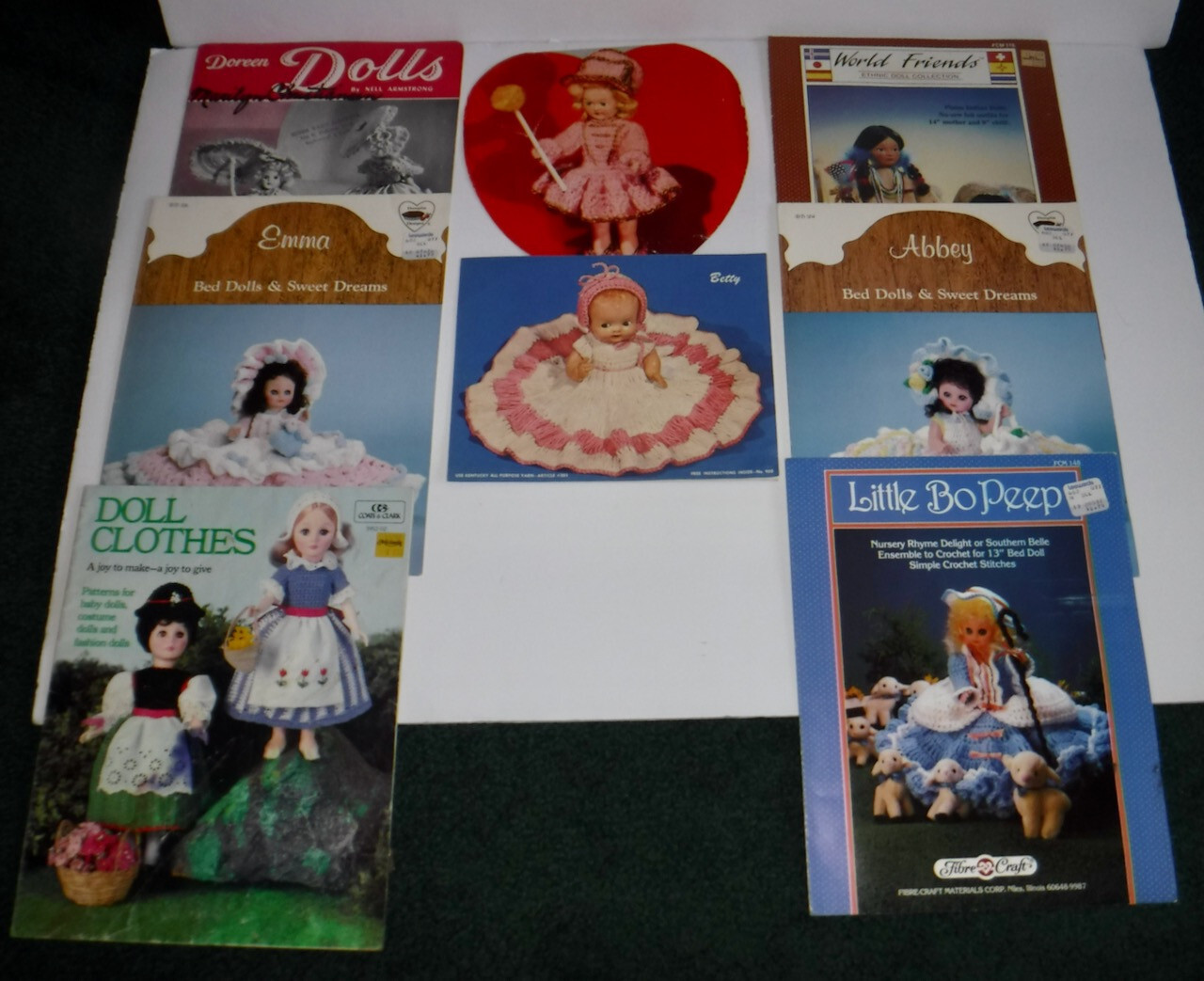Lot of 8 Doll Crochet Pattern Books Dumplin Designs Doreen Sweetheart ...