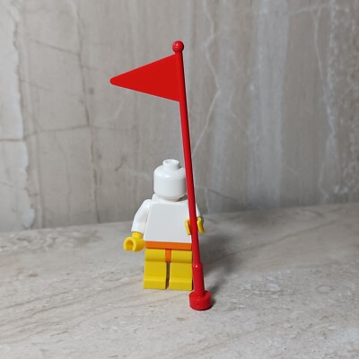 LEGO Golf Flag Miniature Golfing Gear RED Pointed One Piece Flag Stud ...