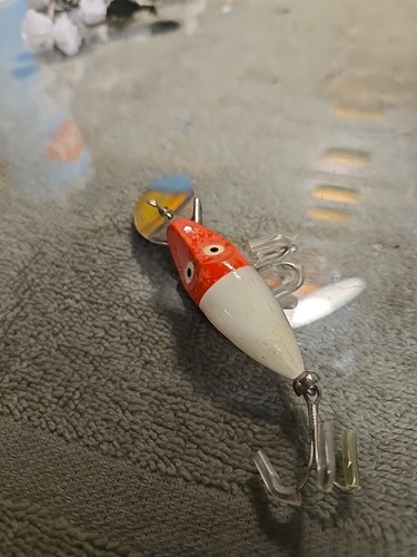 heddon deep dive river runt Color Red/White | eBay