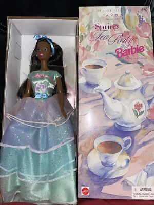 Spring Tea Party Barbie Avon Special African American 1997 3rd in ...