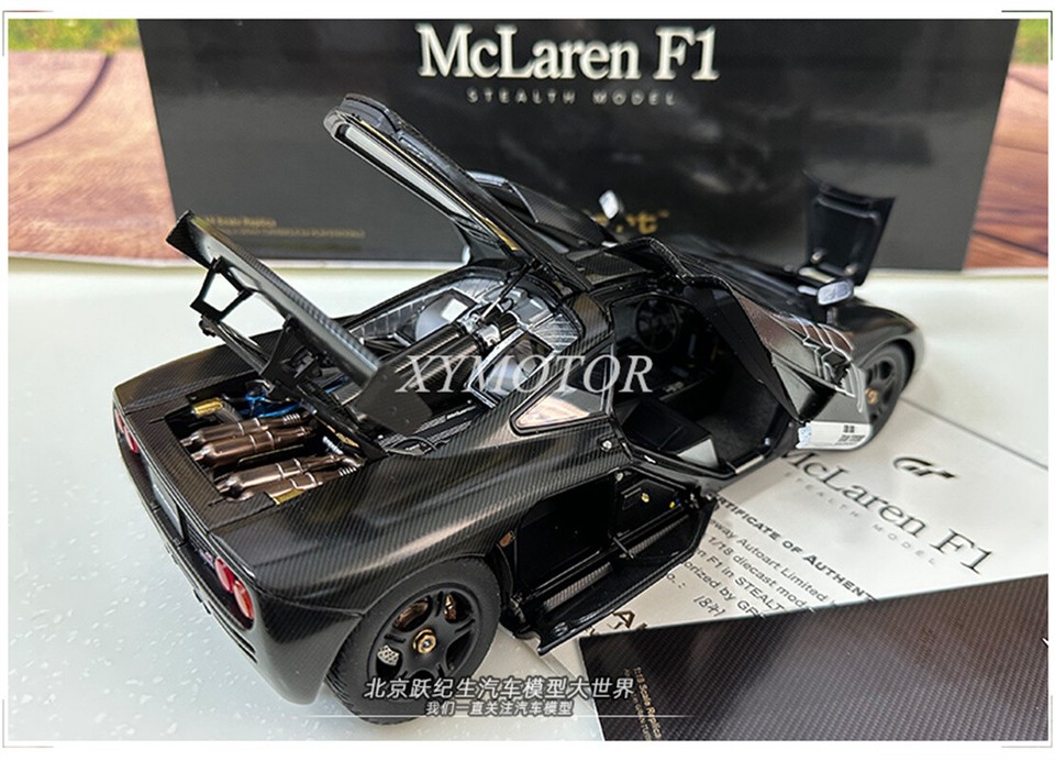 AUTOart 1:18 MCLAREN F1 GT5 1# Carbon fiber Diecast Model Car Gifts ...