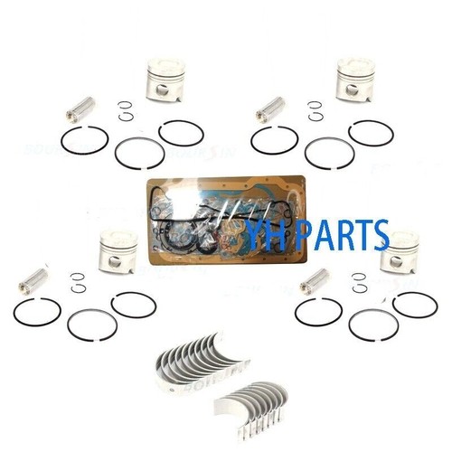 For TOYOTA 2KD 2KD-FTV Engine Rebuild kit piston + ring + gasket ...