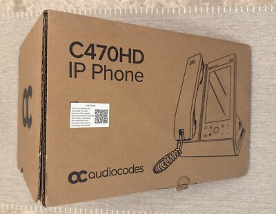 NEW AudioCodes TEAMS-C470HD-DBW C470HD IP Phone | eBay