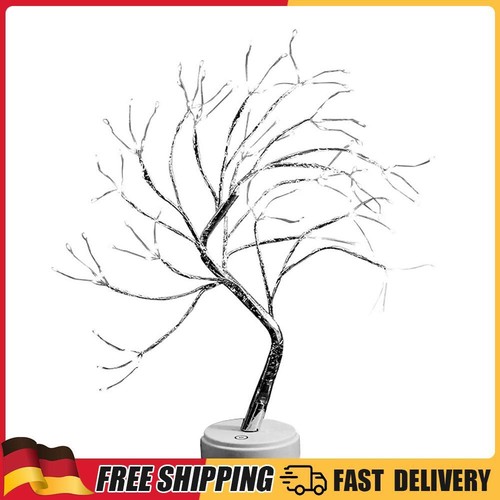 20 inch Tabletop Bonsai Tree Light 108 LED Copper Wire Lamp (Pink ...