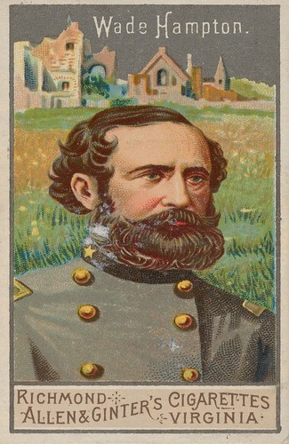 GENERAL WADE HAMPTON *2X3 FRIDGE MAGNET* CIVIL WAR OFFICER WAR BETWEEN ...
