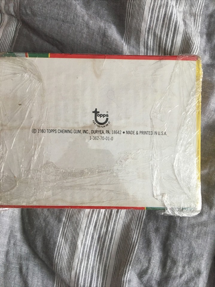 1980 TOPPS BASEBALL WAX BOX - 36 PACKS - GREAT CONDITION - POSSIBLE ...