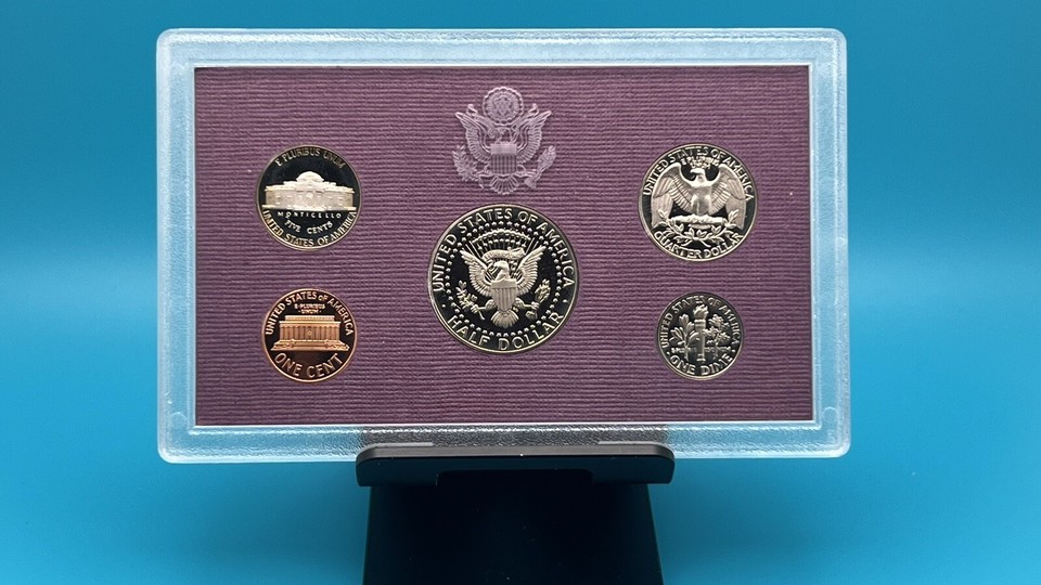 1989 S Proof Set Original Box & COA 5 Coins US Mint | eBay