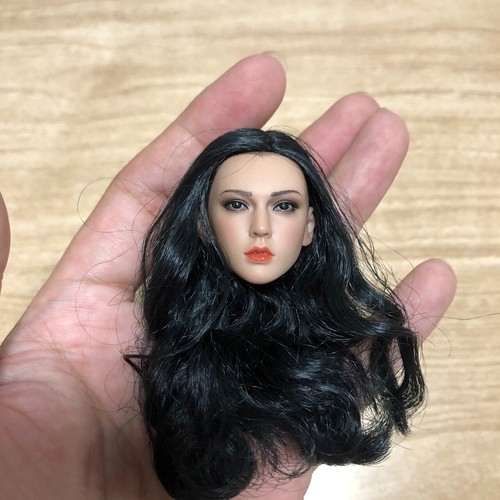 1/6 Scale TBLeague Female Suntan Skin Black hair beauty head sculpt | eBay