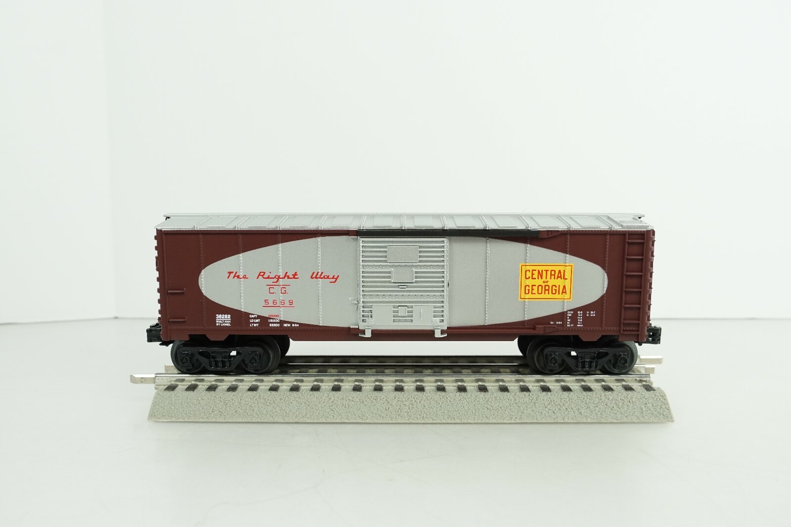 Lionel O Scale Central of Georgia Box Car Item 6-36262 New | eBay