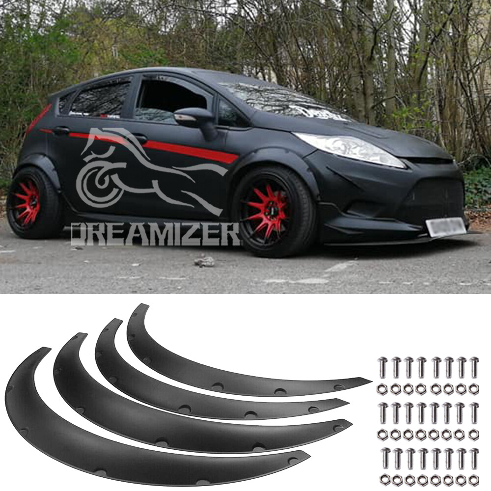 For Ford Fiesta Sport RS ST MK7 Fender Flares Wide Body Wheel Arches ...