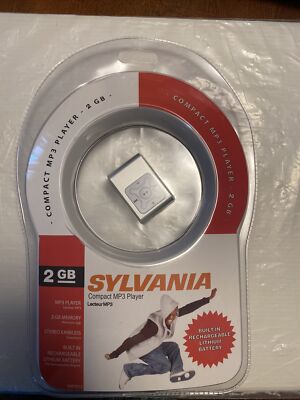Sylvania SMP2012 2GB Compact MP3 Player Silver New Sealed | eBay