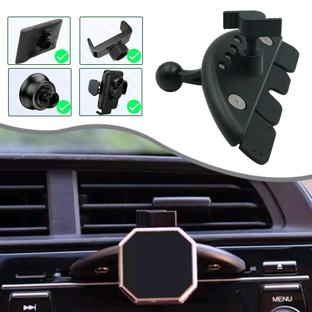 Car CD Slot Mobile Phone Holder Mount 17mm Ball Head Base for iPhone ...
