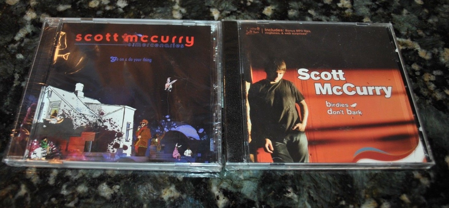 NEW Scott McCurry S/2 CD Birdies Don't Bark Go On & Do You Mercenaries ...