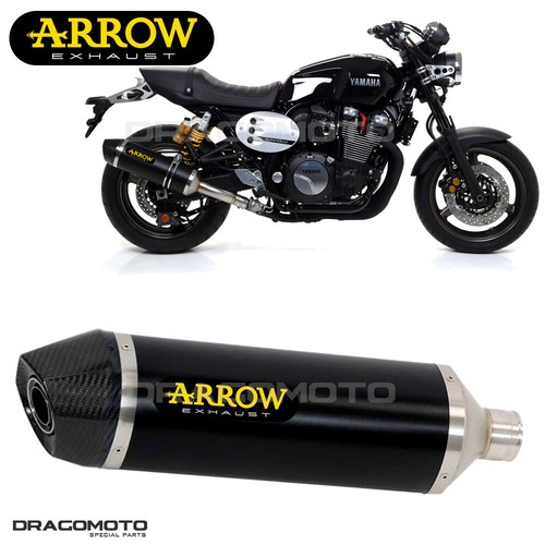 Muffler YAMAHA XJR 1300 2007 2008 ARROW ALU Black CC RACE-TECH | eBay Australia