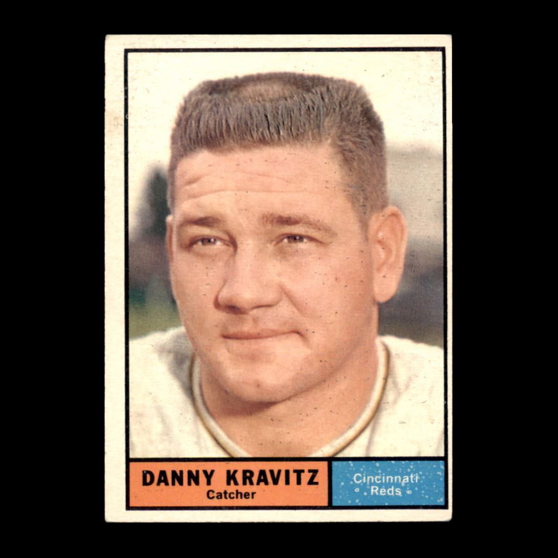 Danny Kravitz 1961 Topps Cincinnati Reds #166 Vintage Set Filler! 2 | eBay