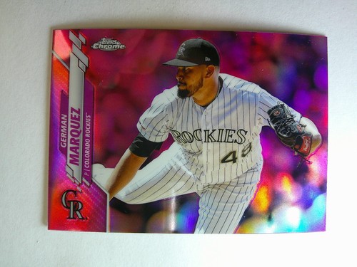 2020 Topps Chrome - German Marquez #44 Pink Refractor - MINT - PACK ...