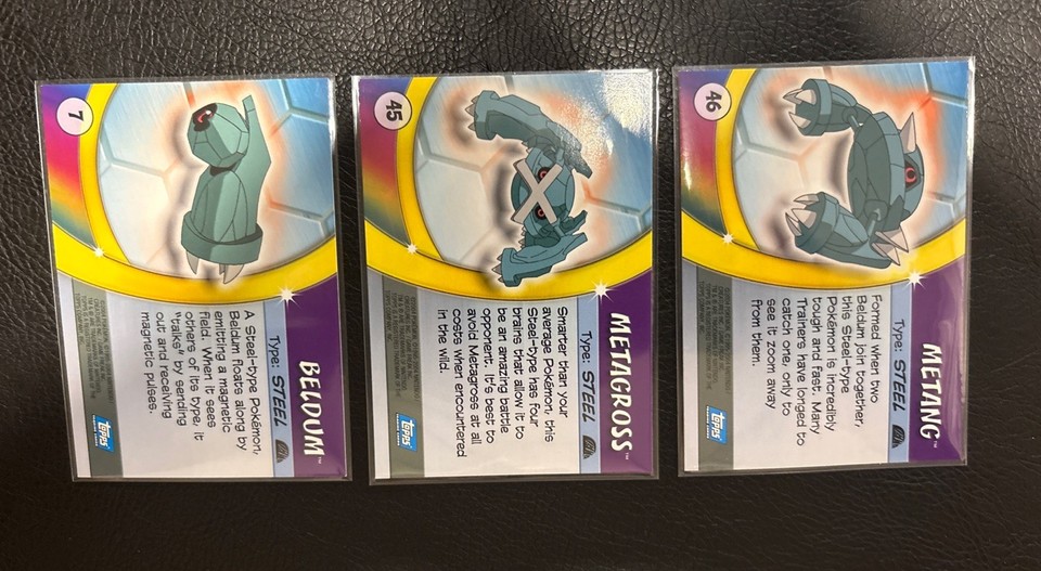 Beldum, Metang, Metagross Pokemon 2004 Topps Advanced | eBay UK