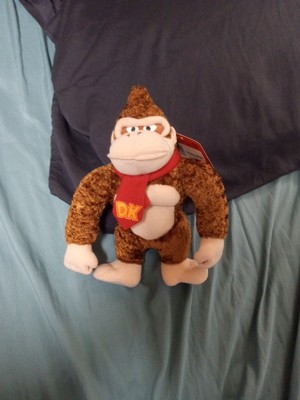 Donkey Kong DK Plush Stuffed 9 inch Animal Plush Kellytoy 2001 Nintendo ...
