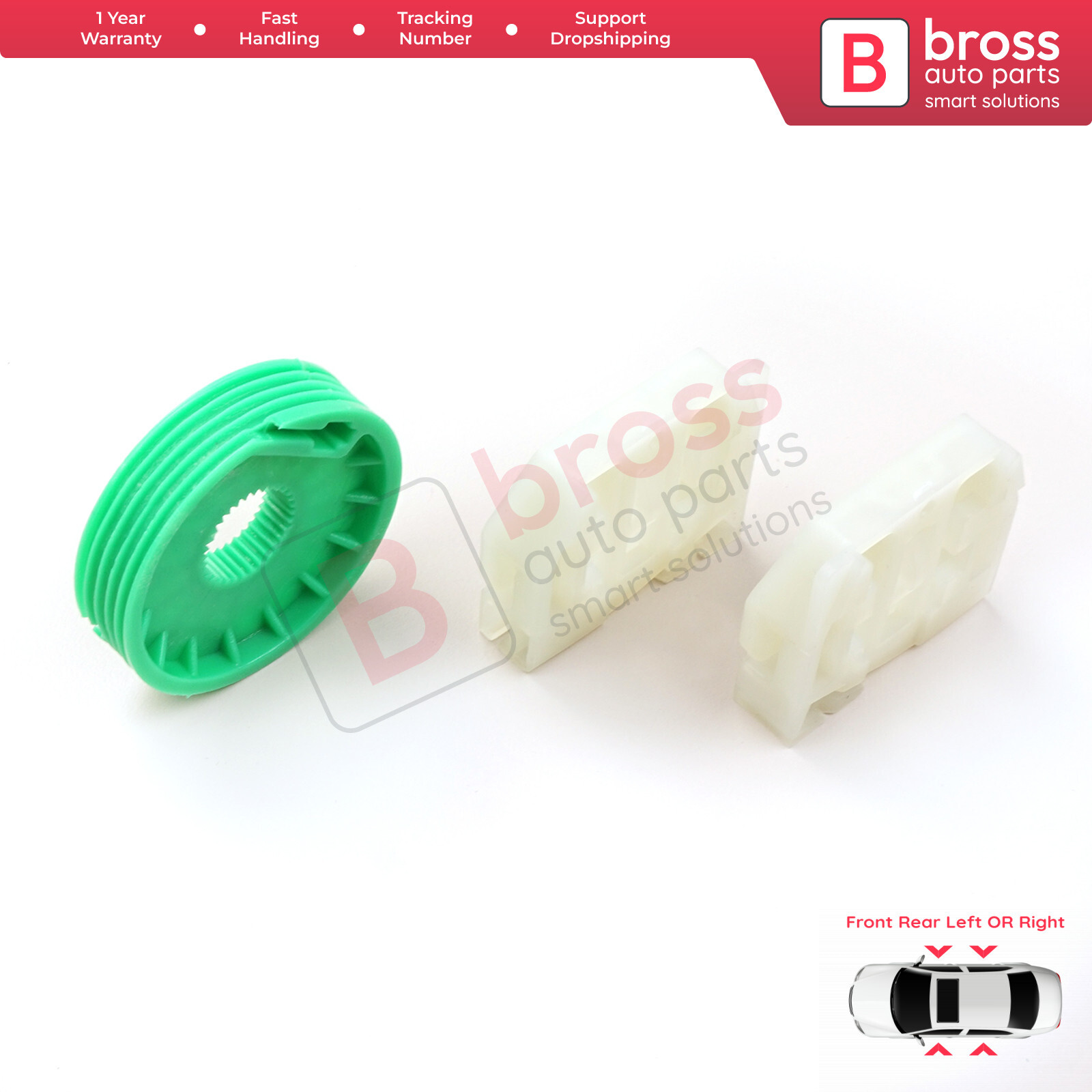 Window Regulator Clips Gear Set 84934400, 84934500 for Maserati ...