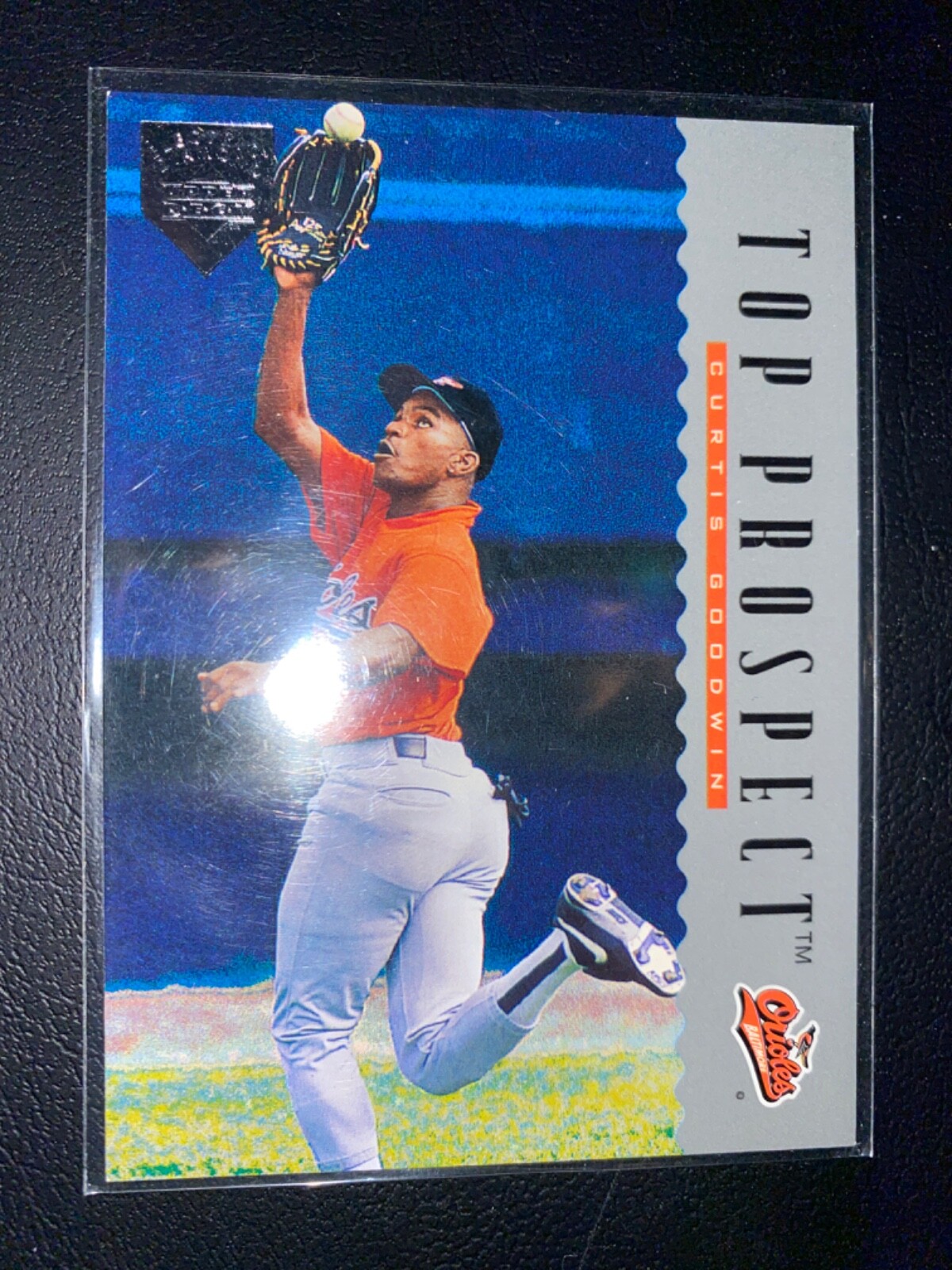 1995 Upper Deck Top Prospects #4 Orioles Curtis Goodwin Baseball Card ...