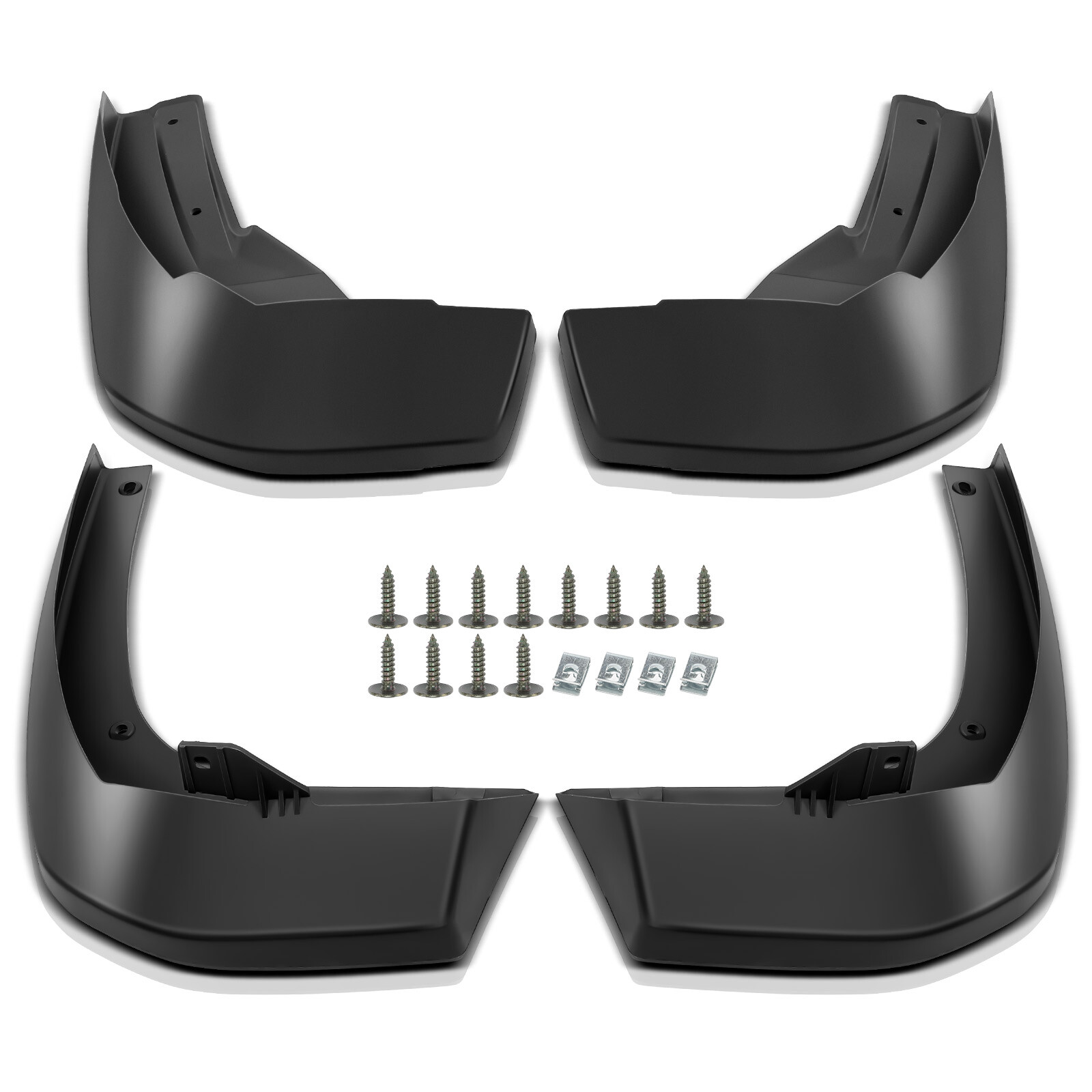 4x Front & Rear Mud Flaps Splash Guards for Honda Ridgeline 2024 w/o ...