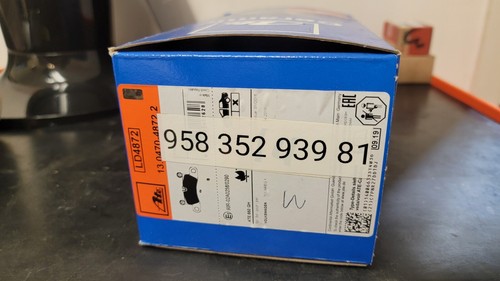 ATE Brake Pad Set, Porsche/VW, PAA 698 451, PAA 698 451 A, 7P6 698 451 ...