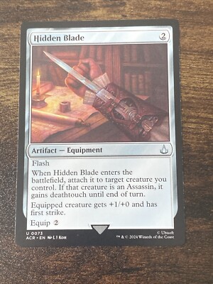 Hidden Blade 0073 Assassin’s Creed Universes Beyond MTG Magic S2043* | eBay