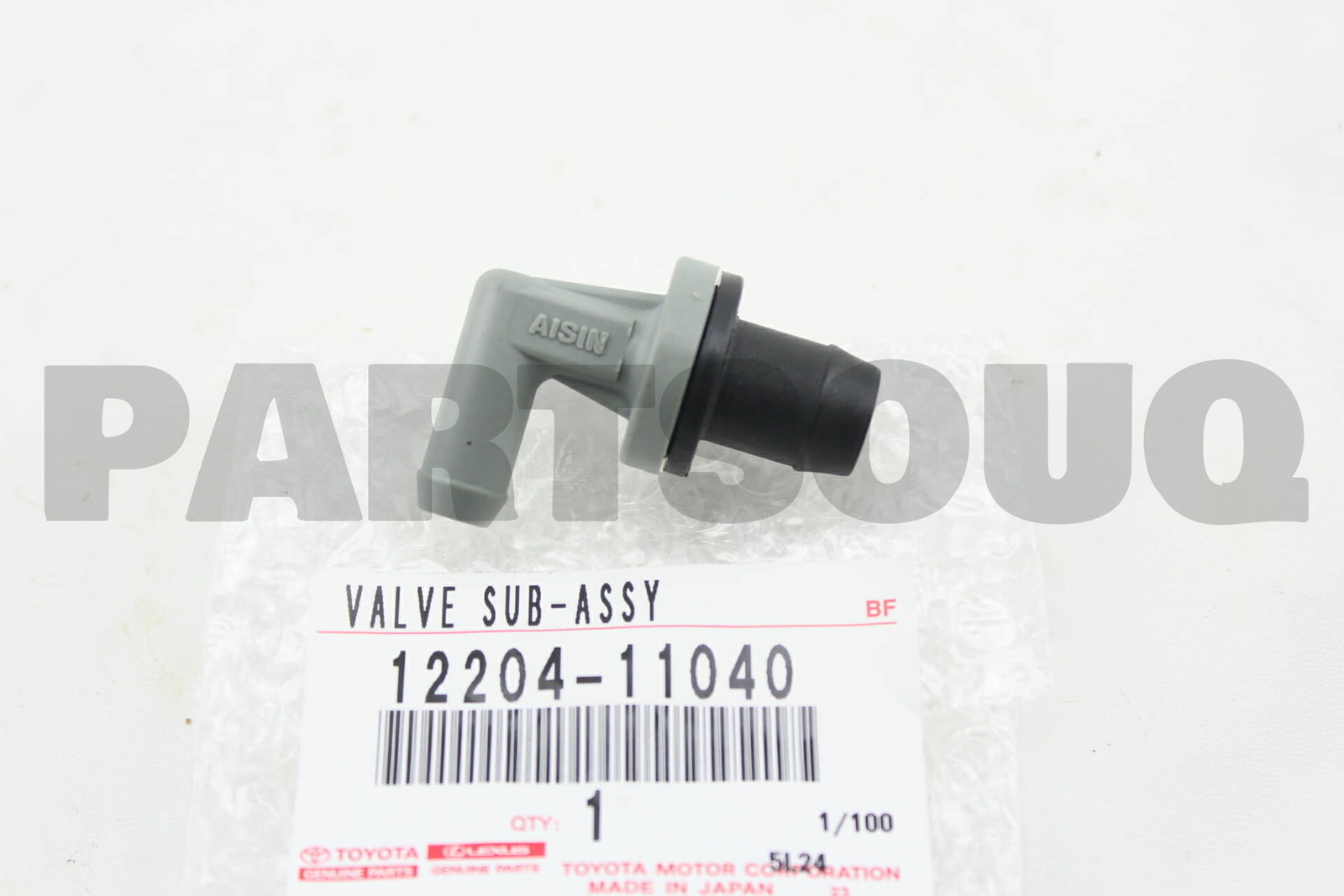 1220411040 Genuine Toyota VALVE SUB-ASSY, VENTILATION 12204-11040 | eBay