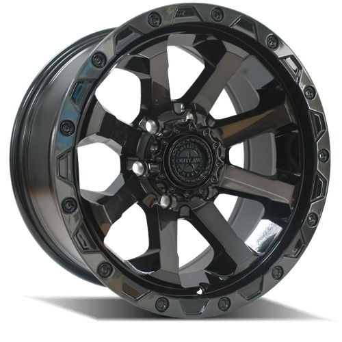 17x8.5 AMERICAN OUTLAW CAPONE 6x139.7 1500KG ALLOY WHEELS RIMS RANGER ...