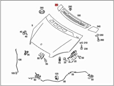 Genuine MERCEDES W169 A-CLASS W169 Facing 1698300075 | eBay