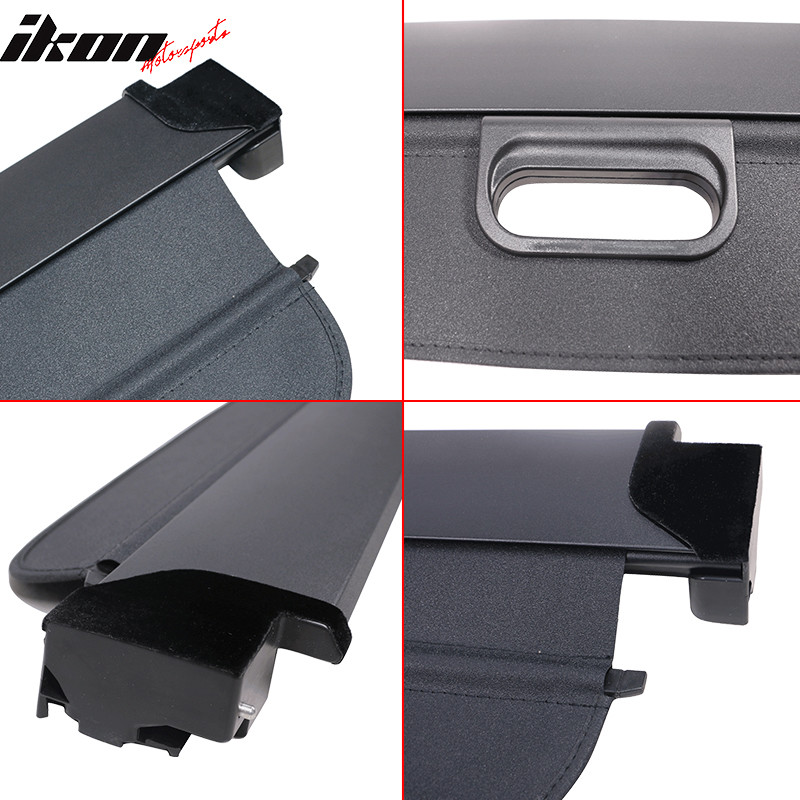 Fits 07-13 BMW E70 X5 Black Retractable Rear Trunk Luggage Cargo Cover ...