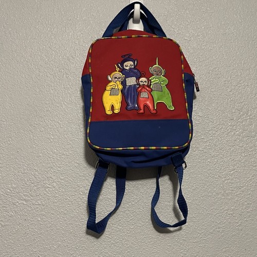 Vintage 1999 Teletubbies Backpack 9" x 7" Mini Backpack Graphics ...