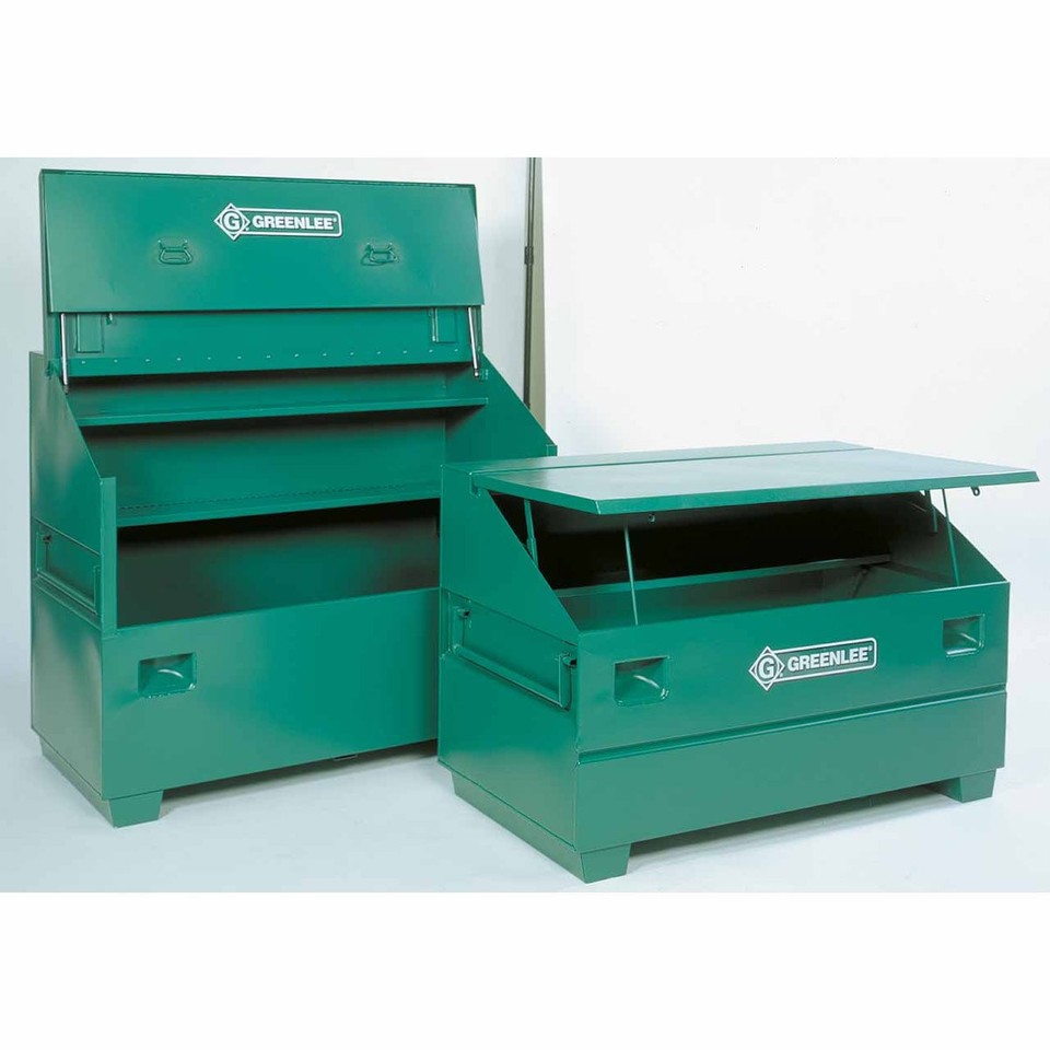Greenlee 3660 Slant Top Storage Box 48x60x30 Heavy Duty Jobsite Chest ...