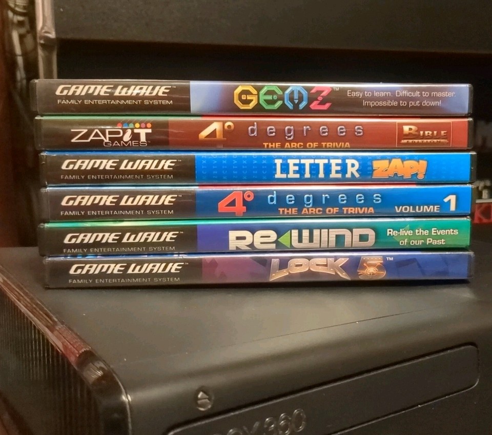 ZAPit GAME WAVE Family Entertainment System GEMZ 4 Degrees Bible Lock 5 ...