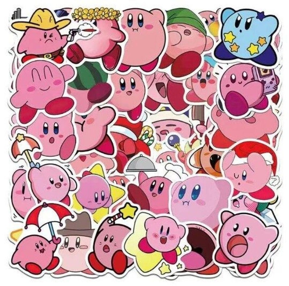 Kirby Sticker 20 Random NEW Stickers Decals Great for Laptop & Kids. | eBay