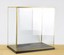 Glass Showcase Box Display HandMade Large and Brass Dome With Black ...