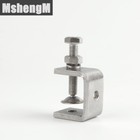 2 Pcs Heavy Duty Stainless Steel C-Clamps Woodworking Tiger Clamp Wide ...