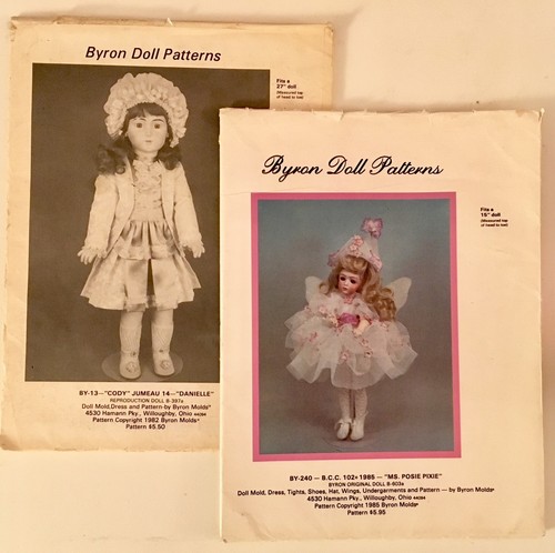 2 Byron Doll Patterns 1982, 1985 | eBay