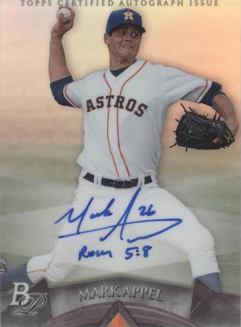 2014 Bowman Platinum - Autographed Prospects Mark Appel #AP-MAP (AU, RC ...
