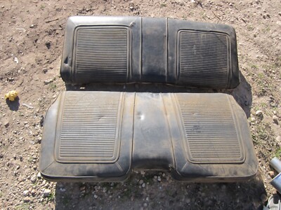 64 65 66 VALIANT BARRACUDA FORMULA S FOLD DOWN REAR SEAT COMPLETE W ...