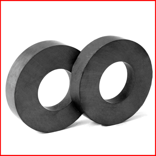 2 Pack Ceramic Ring Magnets Ferrite Strong Magnetic Material Free&Fast ...