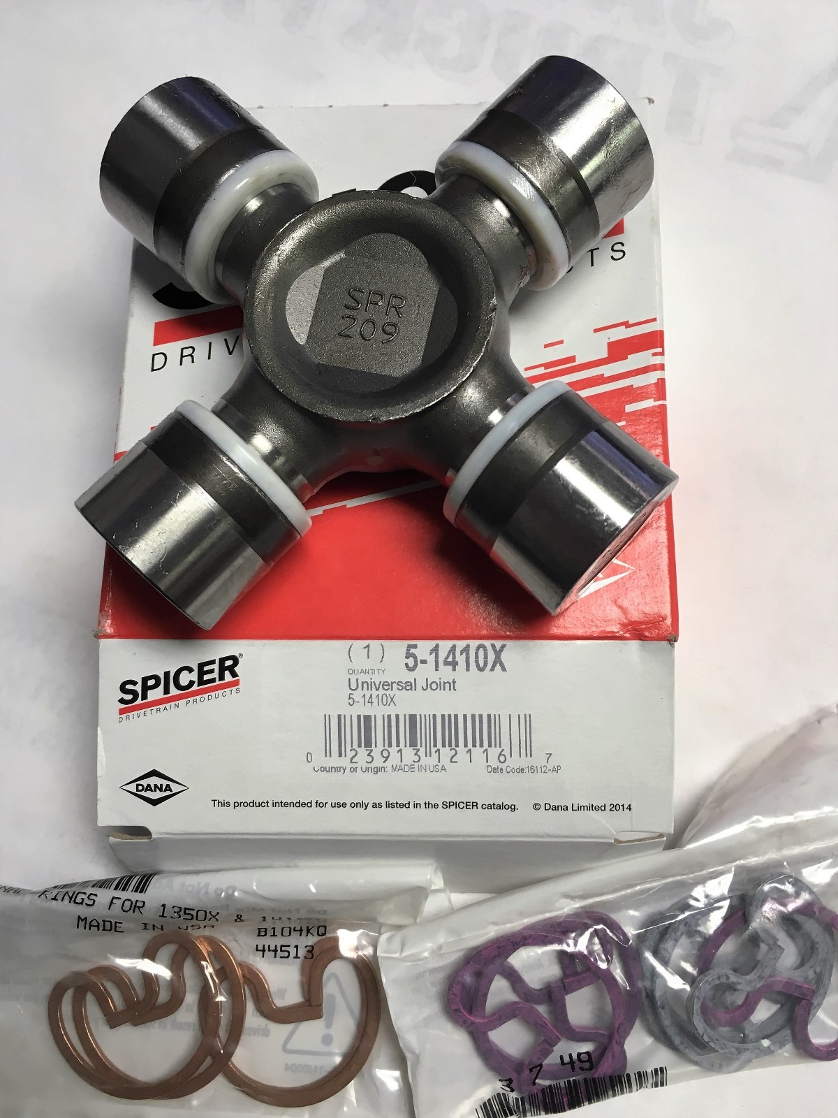 5-1410X New OEM Dana Spicer No Maintenance U-Joint fits 1410 Series ...