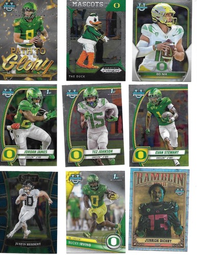 50 OREGON CARD LOT - GABRIEL, JAMES, NIX, IRVING, HERBERT, FRANKLIN, W ...