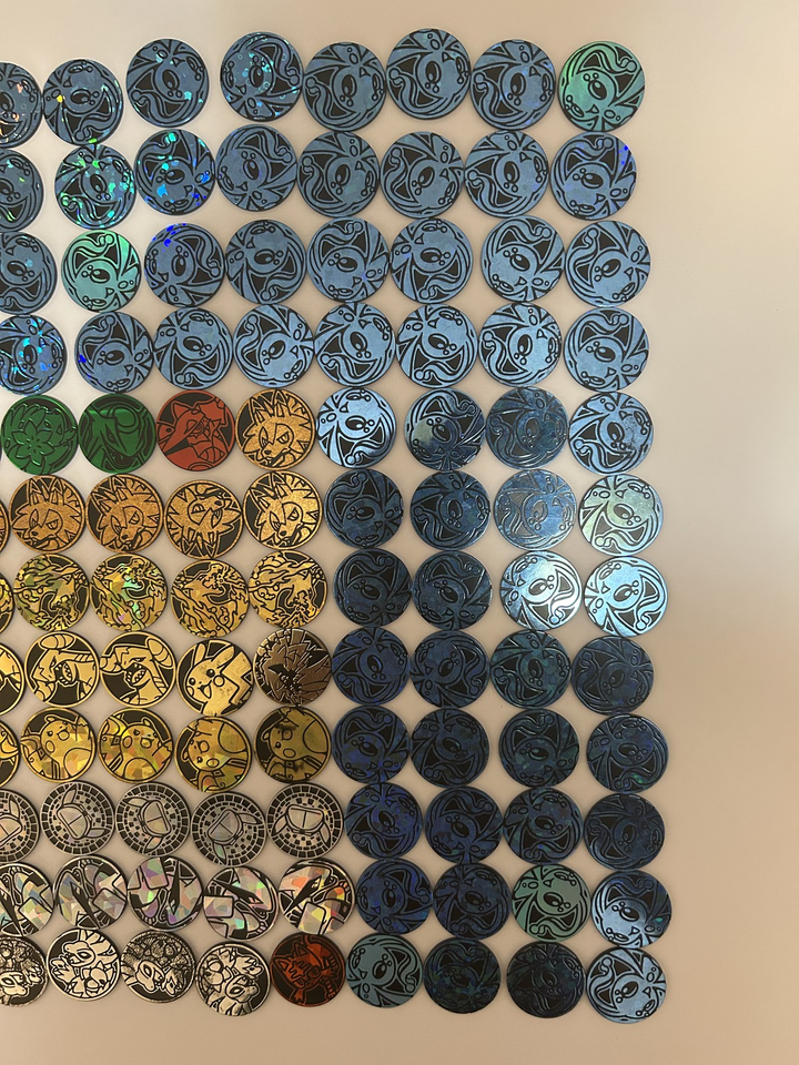 Lot of 150+ Official Pokemon TCG Coins | eBay