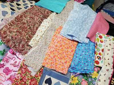 Grab Bag Vintage And New Quilting Cotton Fabric Moda Many Designers ...