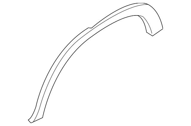 BMW OEM 14-16 X5 Wheel Well-fender Flare Arch Molding Right 51777294372 ...